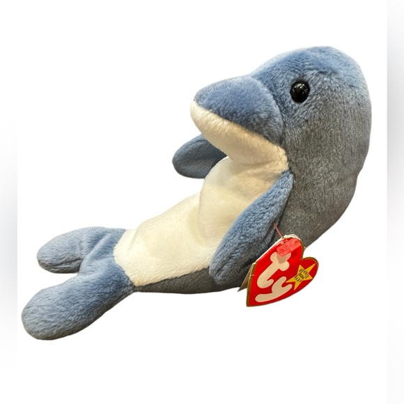 Ty | Toys | Ty Beanie Baby Echo The Dolphin Dob December 2 1996 | Poshmark